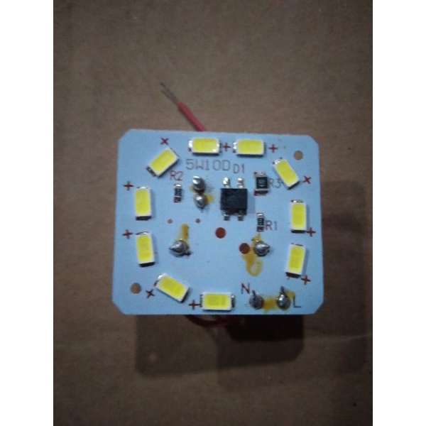 Jual LAMPU LED AC 220V 5 - 15 WATT TANPA CASING LANGSUNG COLOK LISTRIK ...