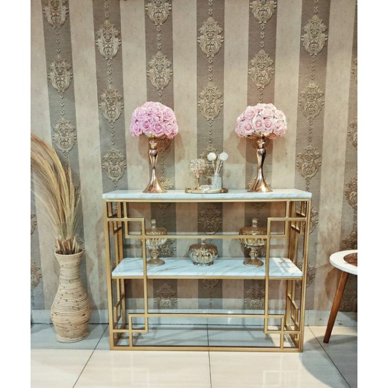 Jual MEJA FOYER/MEJA CONSOLE/MEJA BESI | Shopee Indonesia