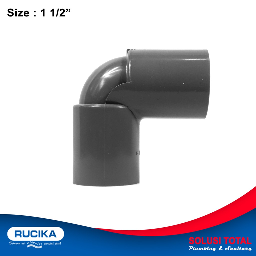 Jual Knee PVC AW 1 1/2 Inch Rucika Elbow PVC AW 1 1/2" Rucika | Shopee Indonesia