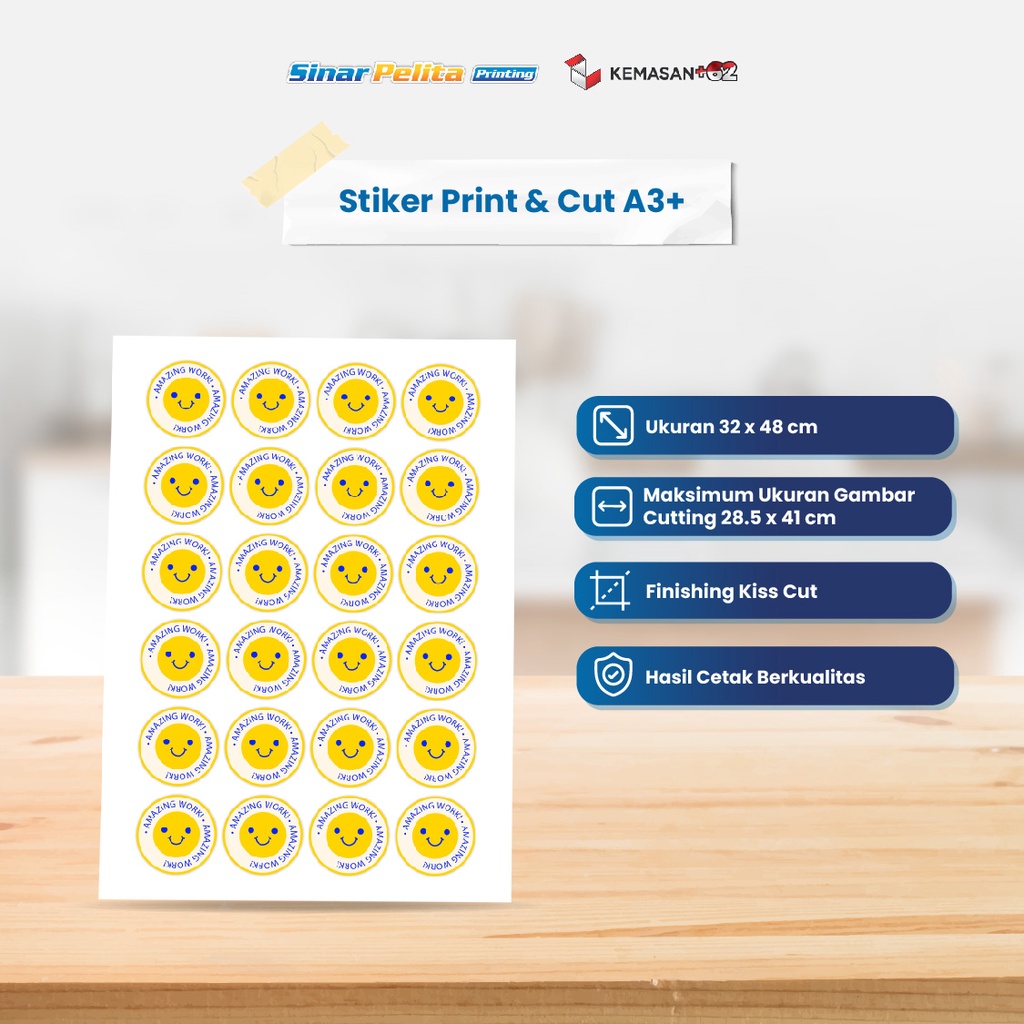 Jual Stiker Print & Cut A3+ | Shopee Indonesia