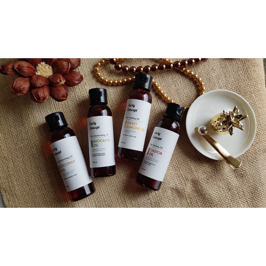 Jual [BUNDLE 100ml] Curly Hair Oils 100ml | Shopee Indonesia