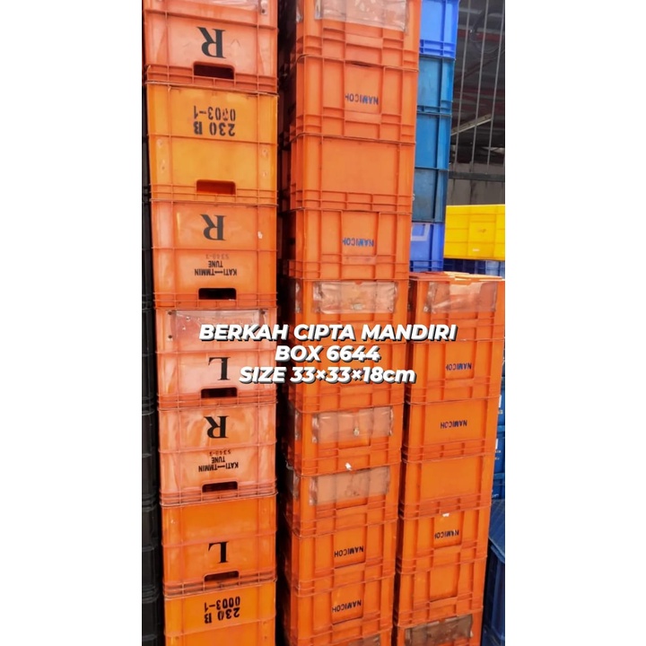 Jual box rabbit plastik bekas 6644/box rapat kontener plastik 6644 ...