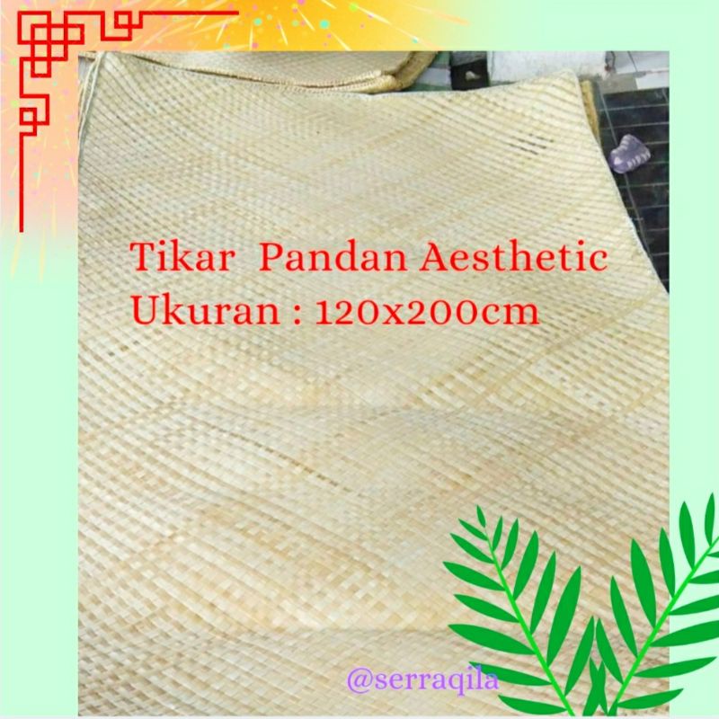 Jual Tikar pandan /tikar anyaman pandan Rangkap 2 jahit tepi | Shopee ...