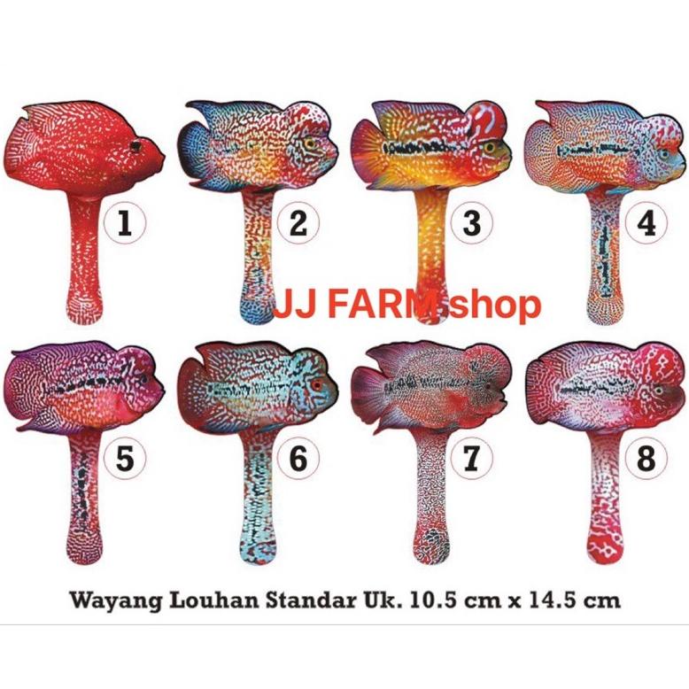 Jual Wayang Ikan Louhan Full Aclyric Stick Full Kuat Ukuran Besar Wayang Parot | Shopee Indonesia