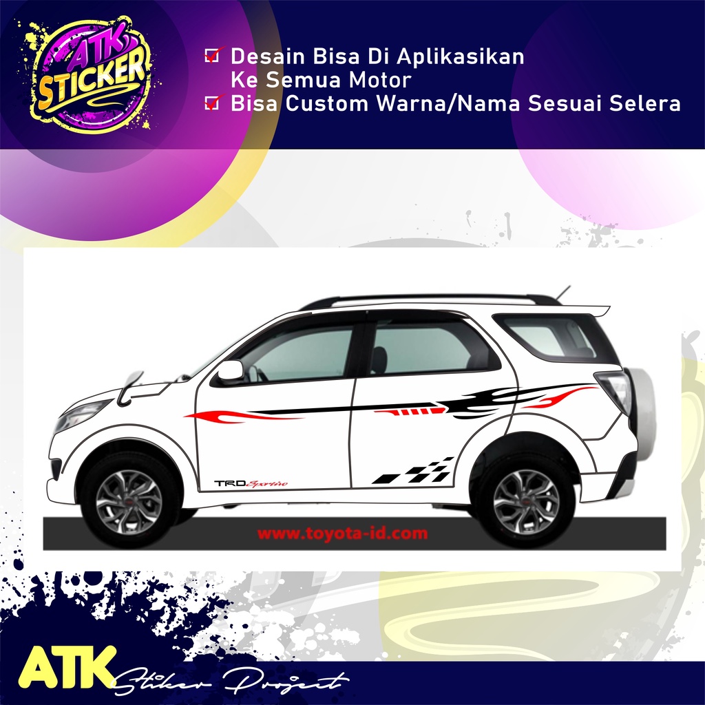 Jual Stiker Strip micky Sticker Strip Modifikasi 16 Warna Modifikasi ...