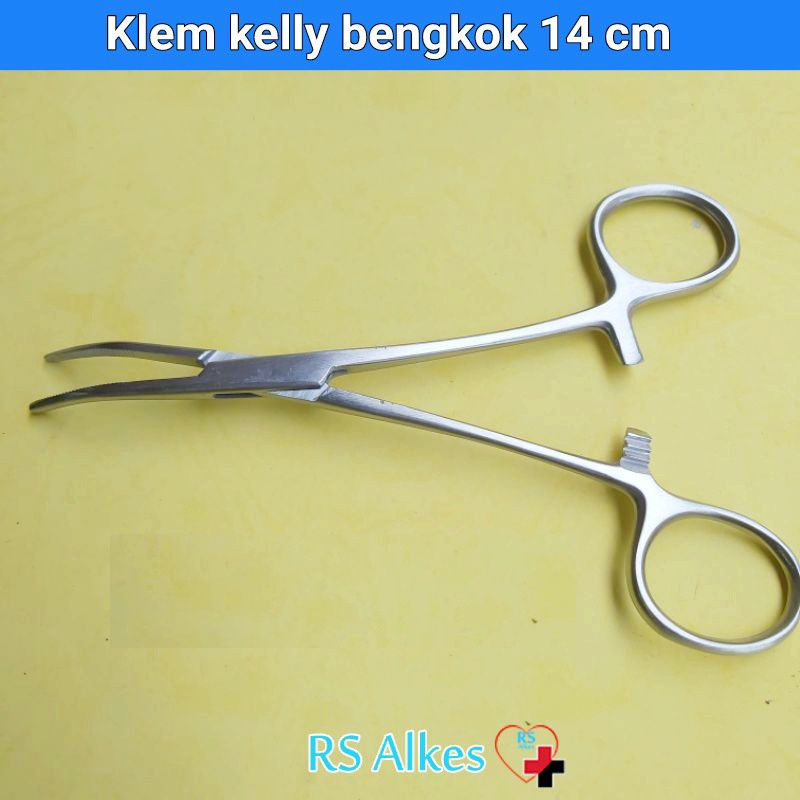 Jual Klem Kelly Bengkok Kelly Haemostatic Forcep Curved | Shopee Indonesia