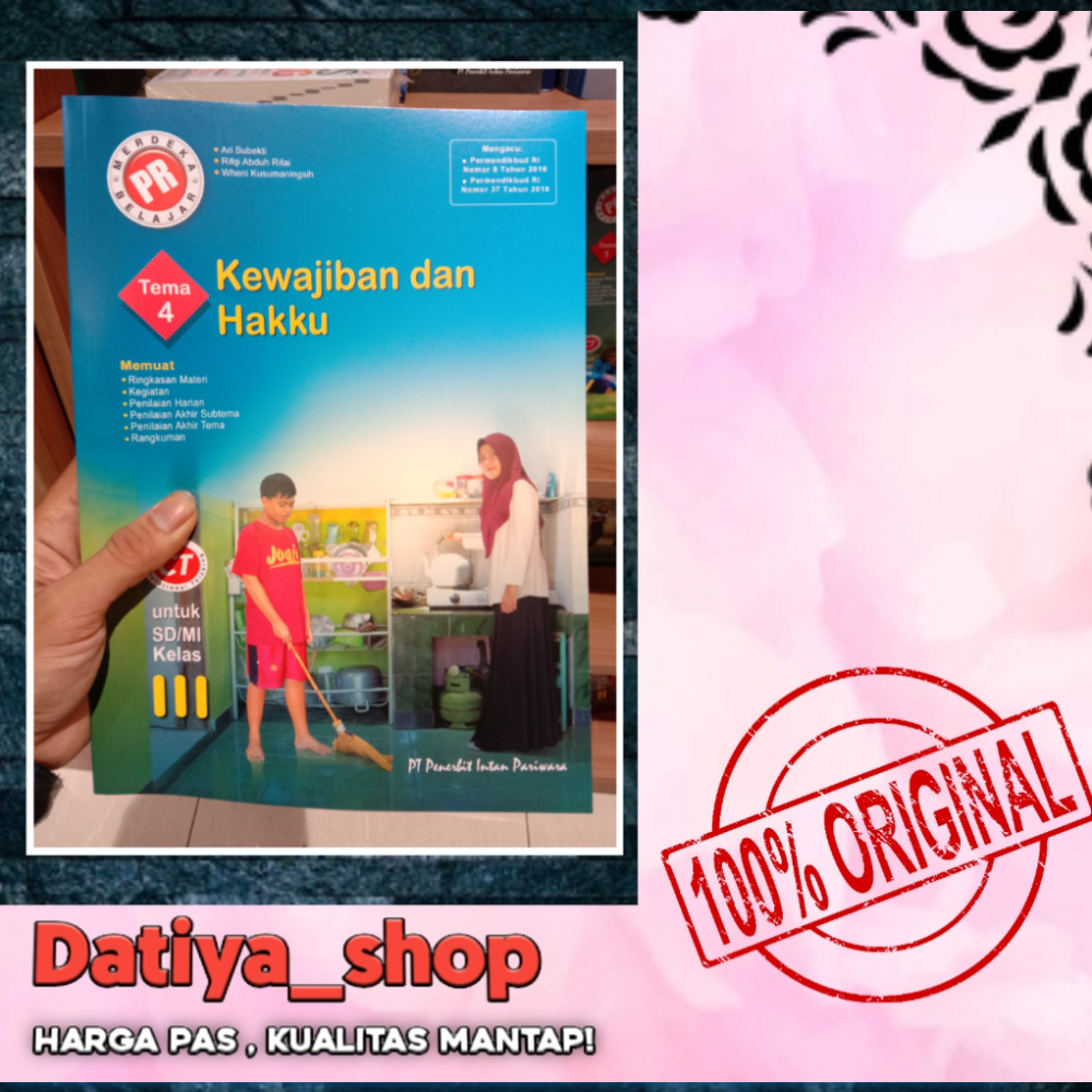 Jual buku tema 4 kelas 3 kewajiban dan hakku intan pariwara | Shopee Indonesia