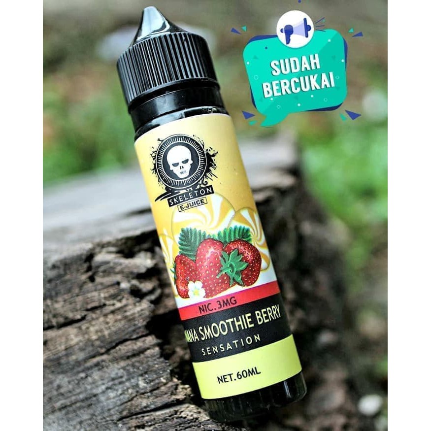 Jual SKELETON BANANA SMOOTHIES BERRY 60ML 3MG PREMIUM E-LIQUID ...