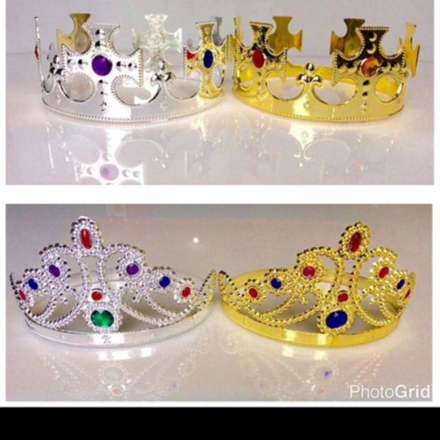 Jual Mahkota ulang tahun / mahkota raja / mahkota ratu Indonesia|Shopee ...