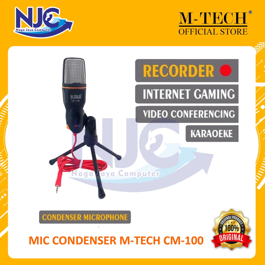 Jual M-TECH ORIGINAL MIC MICROPHONE CONDENSOR CM100 | Shopee Indonesia