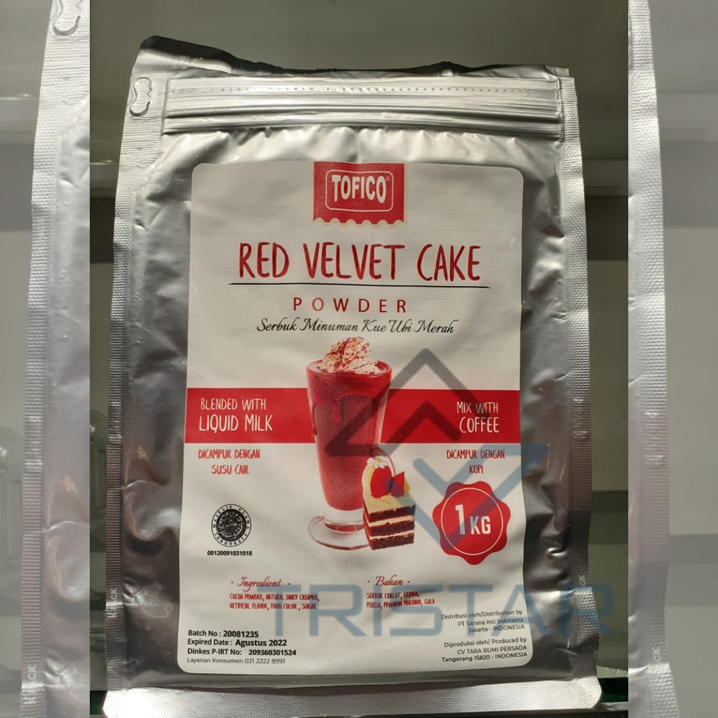 Jual BEST SELLER - Bubuk Minuman Red Velvet Cake - Tofico Powder 1KG ...