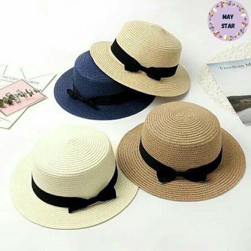 Jual Topi Pantai Bahan Jerami untuk Wanita T44 | Shopee Indonesia