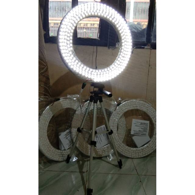 Jual RINGLIGHT 40 CM HOMEMADE (BESAR DAN TERANG) | Shopee Indonesia