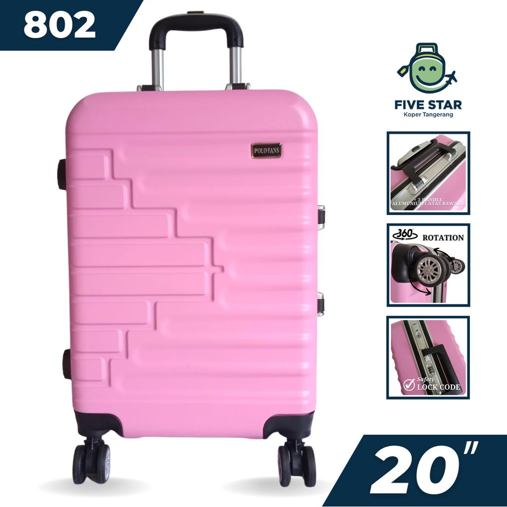 Jual Tas Koper 20 Inch Polo Fans Tipe 802 Aluminium Koper Travel Koper ...