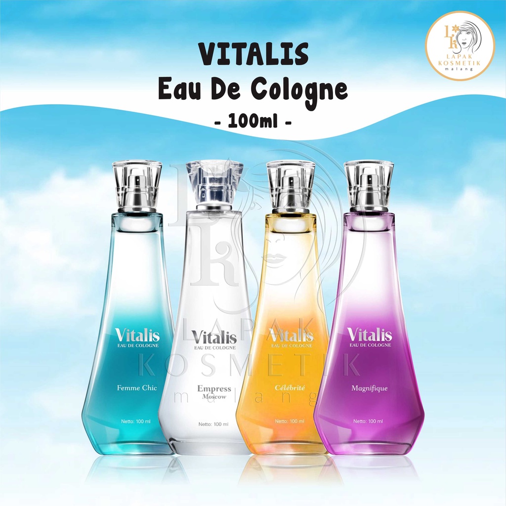 Jual Vitalis Eau De Cologne 100 ml | Parfum Vitalis | Shopee Indonesia