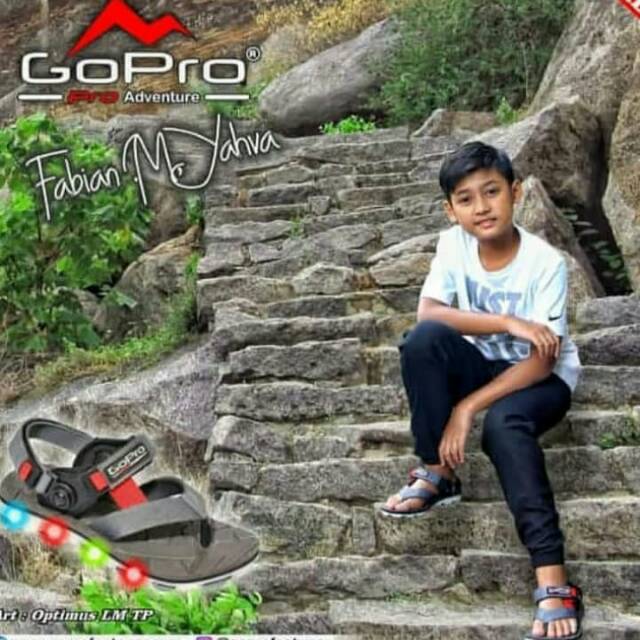 Jual Sandal Lampu Gunung Anak Remaja GoPro Tipe Optimus LM CP | Shopee ...