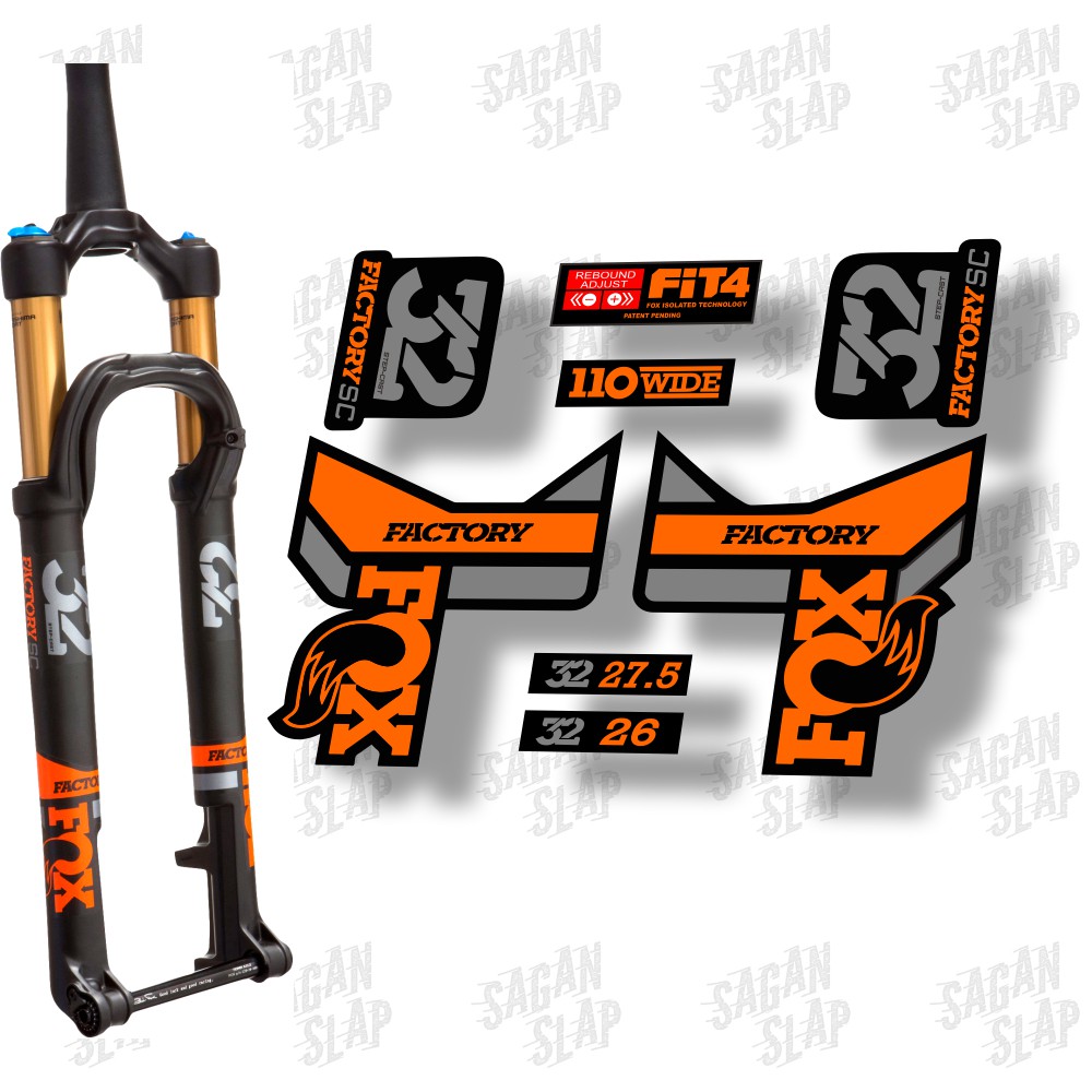 Jual Stiker Fox 32 Step Cast Sticker Decal Fork Sepeda Mtb Indonesia ...