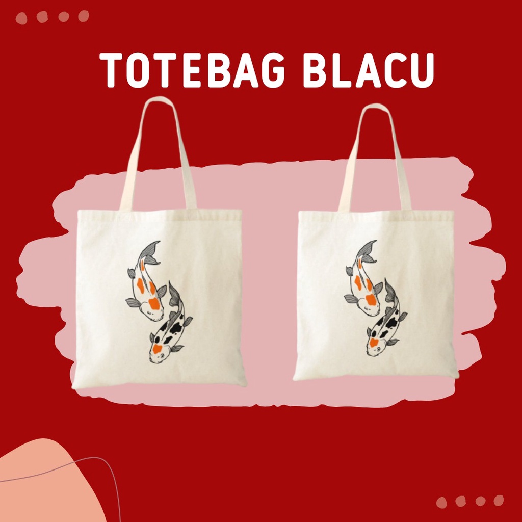 Jual Totebag Blacu,Totebag Custom,Totebag Sablon,Totebag Murah | Shopee Indonesia
