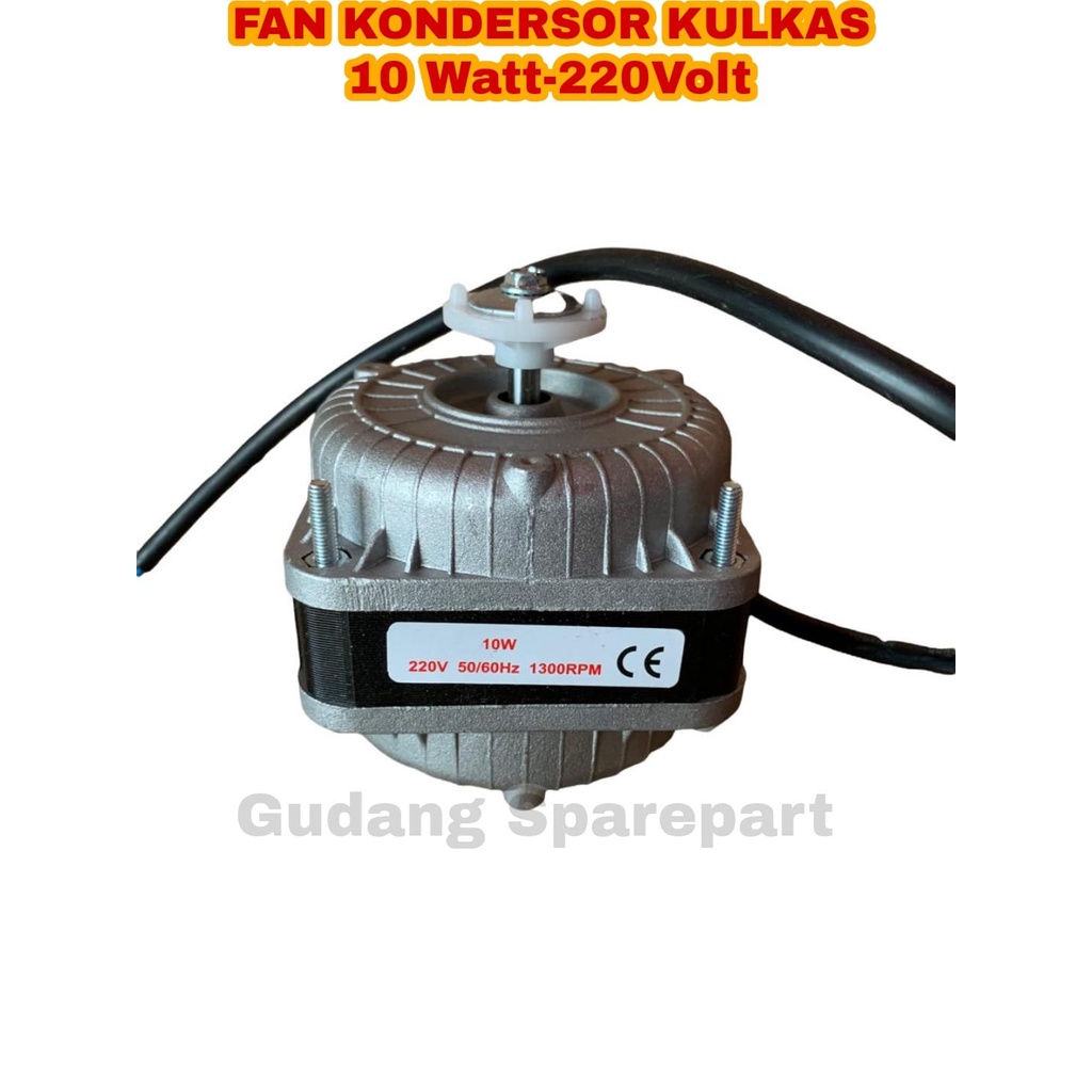 Jual Fan Motor Kondensor 10 watt / Dinamo Condensor ShowCase 10w-220 Volt | Shopee Indonesia