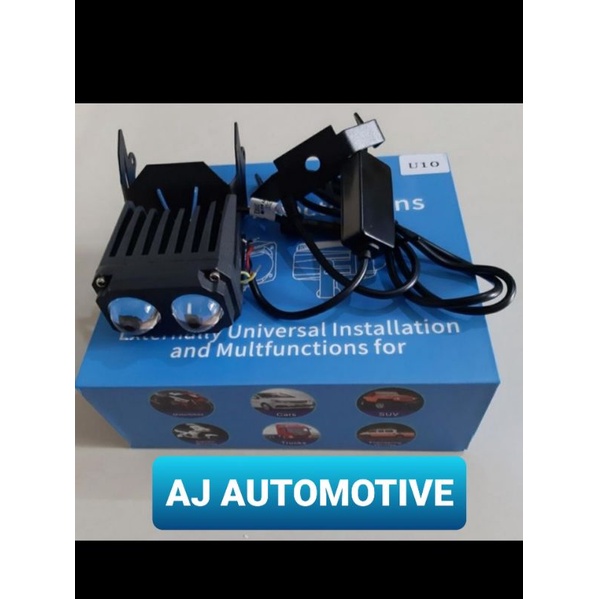 Jual LAMPU LED MINI PROJECTOR DUAL COLOR WHITE YELLOW atau WHITE WHITE ...