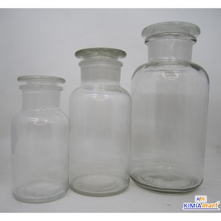 Botol reagen bening atau botol pereaksi steril laboratorium 250 mL ...