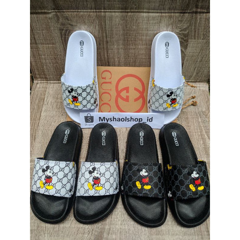 Disney x Gucci Flip Flop Sandal Mickey Mouse Slop Pria Dan Wanita Size ... Disney x Gucci Flip Flop Sandal Mickey Mouse Slop Pria Dan Wanita Size ...