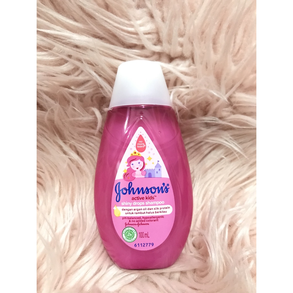 Jual Shampoo Johnson's Active Kids Shiny Drops Shampoo 100ml | Shopee ...