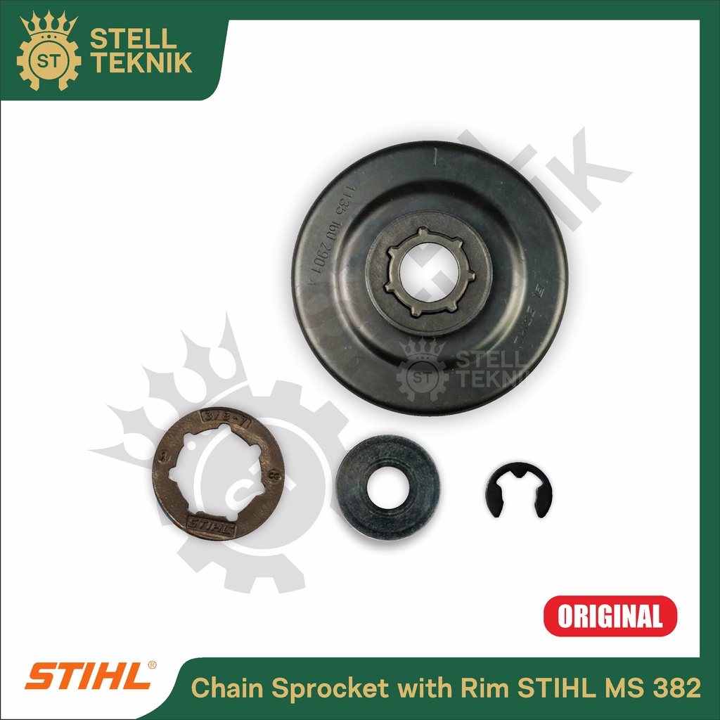 Jual Chain Sprocket Spur Senso with Rim STIHL MS 382 Original | Shopee ...