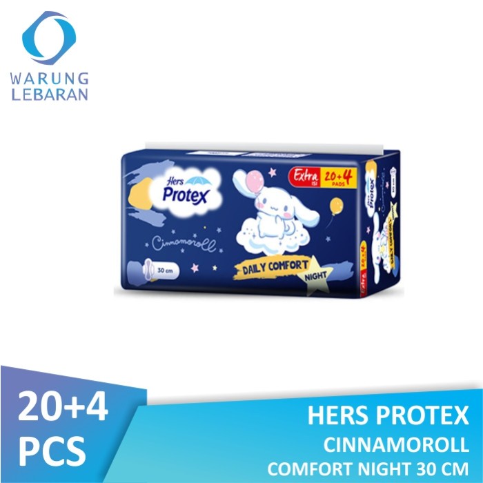 Jual Hers Protex Cinnamoroll Comfort Night 30cm (Isi 20+4 Pcs) | Shopee Indonesia