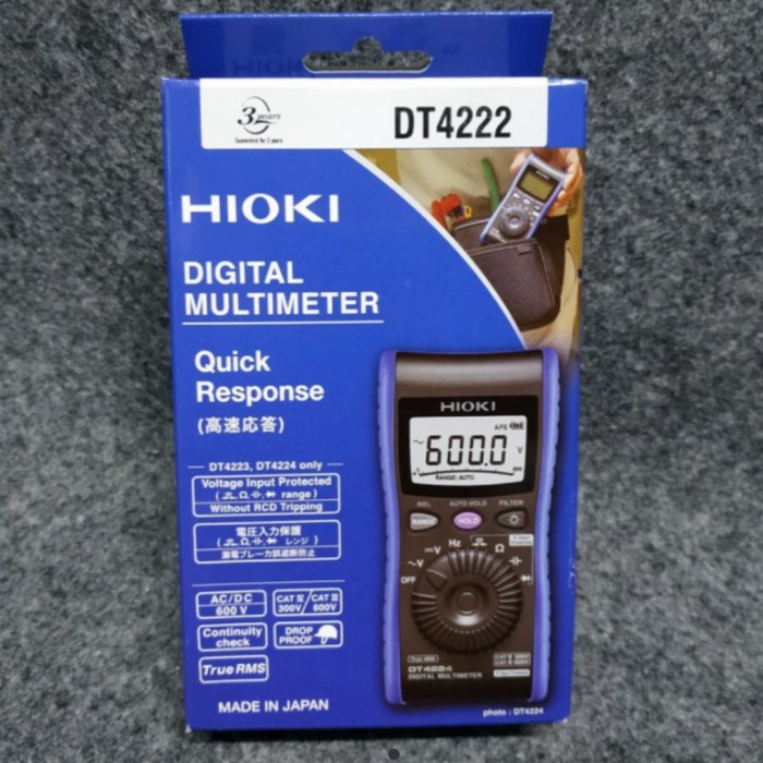 Jual HIOKI DT 4222 / DT4222 Digital Multimeter Avometer Hioki | Shopee Indonesia