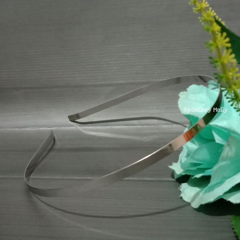 Jual Gallerymeily BANDO METAL/BESI POLOS PRIA WANITA (SILVER) Indonesia ...