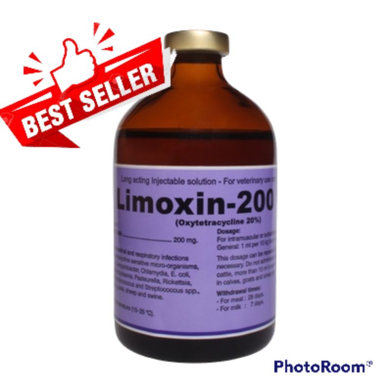 Jual limoxin-200 LA, antibiotic OTC, spectrum luas, sapi, kambing ...