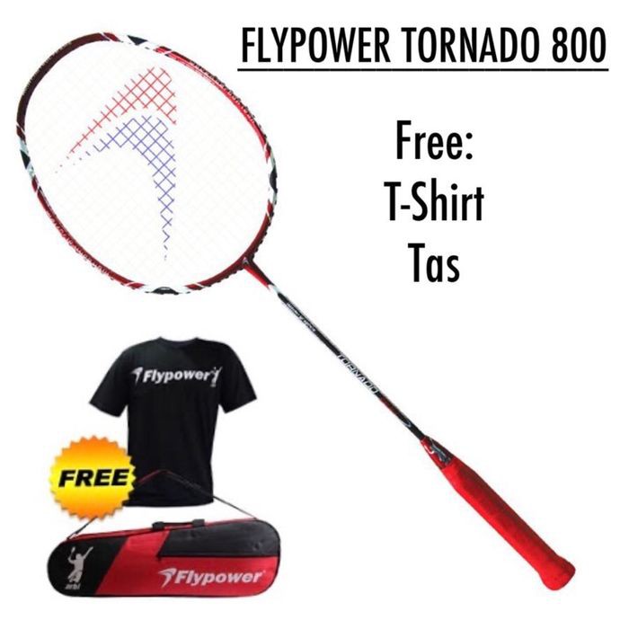 Jual Flypower Tornado 800 Raket Badminton Original Indonesia|Shopee ...