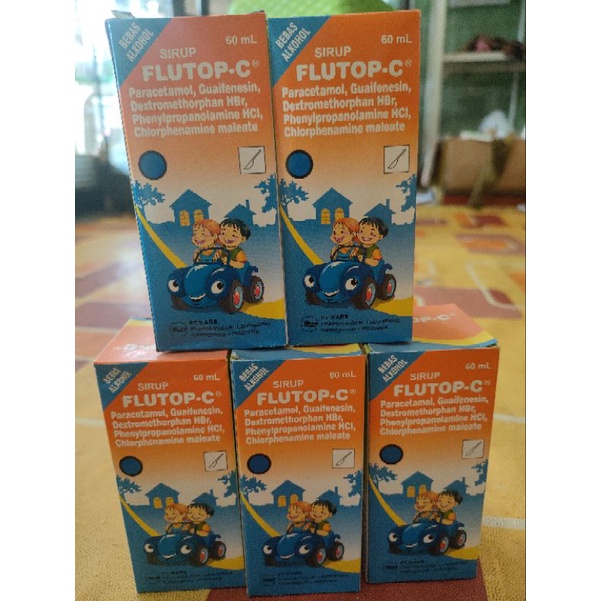 Jual Flutop C syirup 60 ml/obat batuk dan pilek anak | Shopee Indonesia