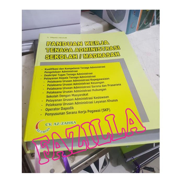 Jual Buku Bimbingan Belajar / Buku Panduan Kerja Tenaga Administrasi ...