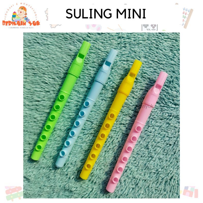 Jual Bermainyuk - Suling Mini Alat Musik Tiup Latihan Meniup Mainan ...