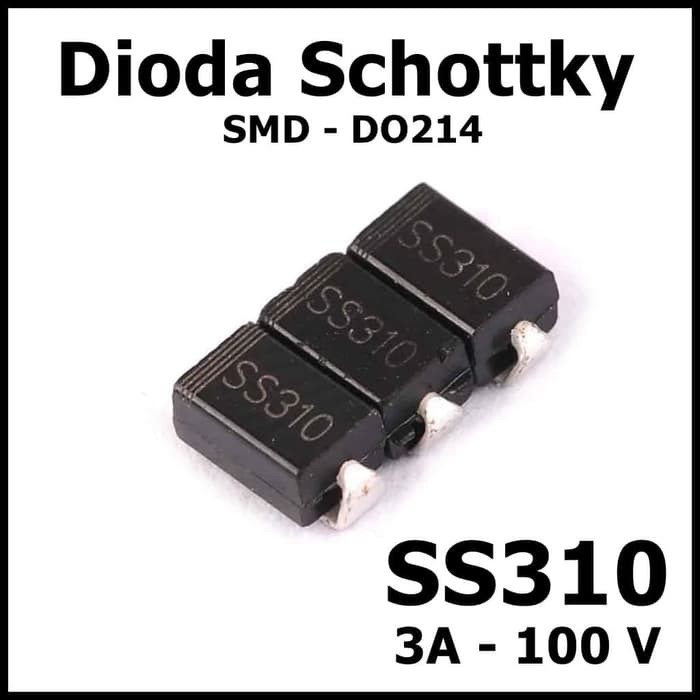 Jual Dioda Diode Schottky Rectifier SMD SS310 3A 100V | Shopee Indonesia