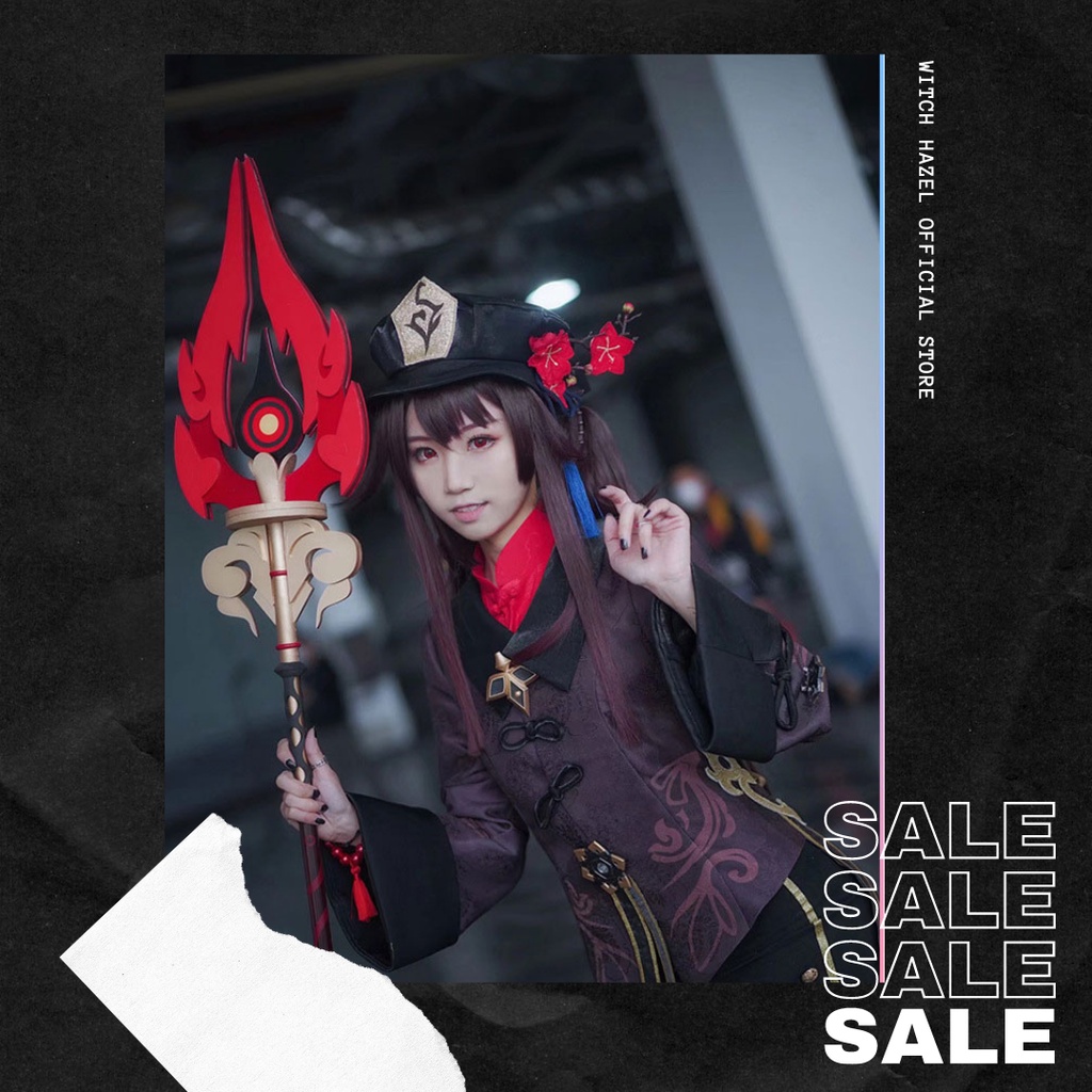 Jual [ WITCH HAZEL ] Hu Tao Genshin Impact Weapon Aksesori PVC Aksesori ...