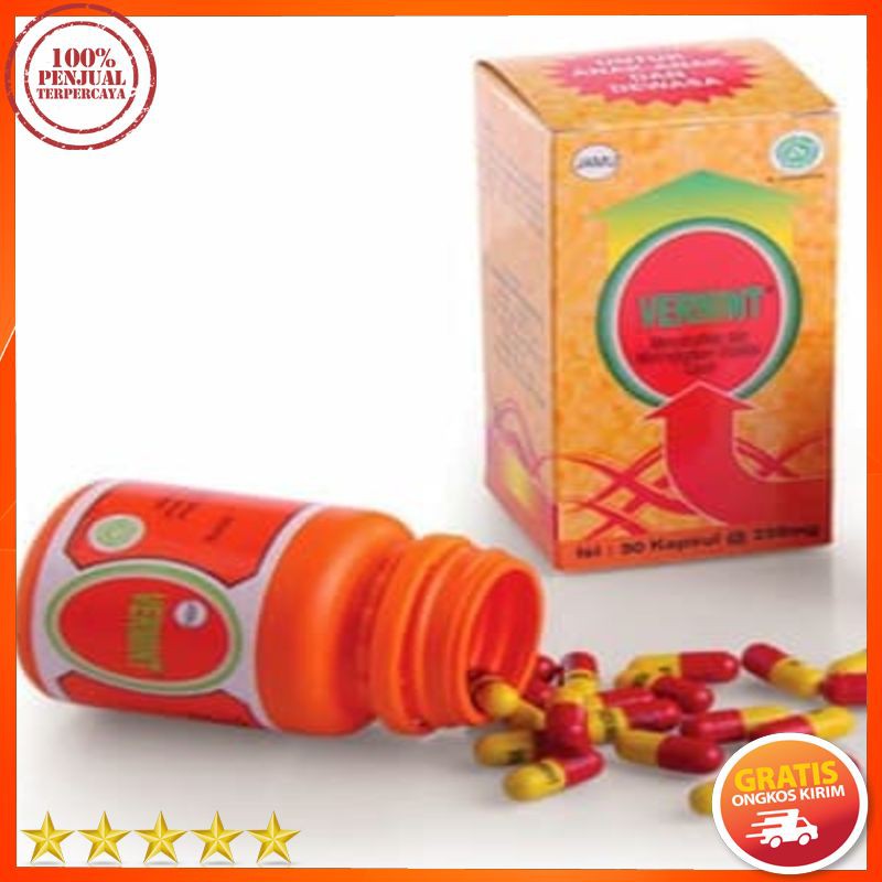 Jual (COD / BAYAR DITEMPAT) Vermint isi 30 kapsul | Kapsul Ekstrak ...