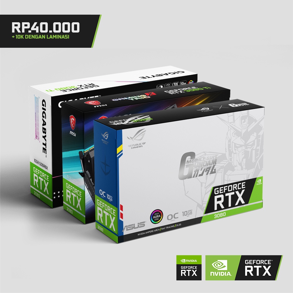 Jual Kardus Box Dus VGA Nvidia Geforce RTX Custom Not Original | Shopee ...