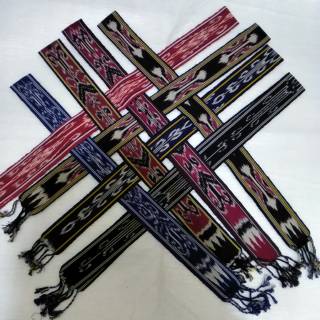 Syal Slayer Tenun Etnik Dayak Kalimantan Aksesoris Keren Pendaki Gunung ...