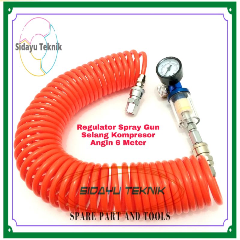 Jual Regulator Spray Gun Selang Kompresor Angin | Shopee Indonesia