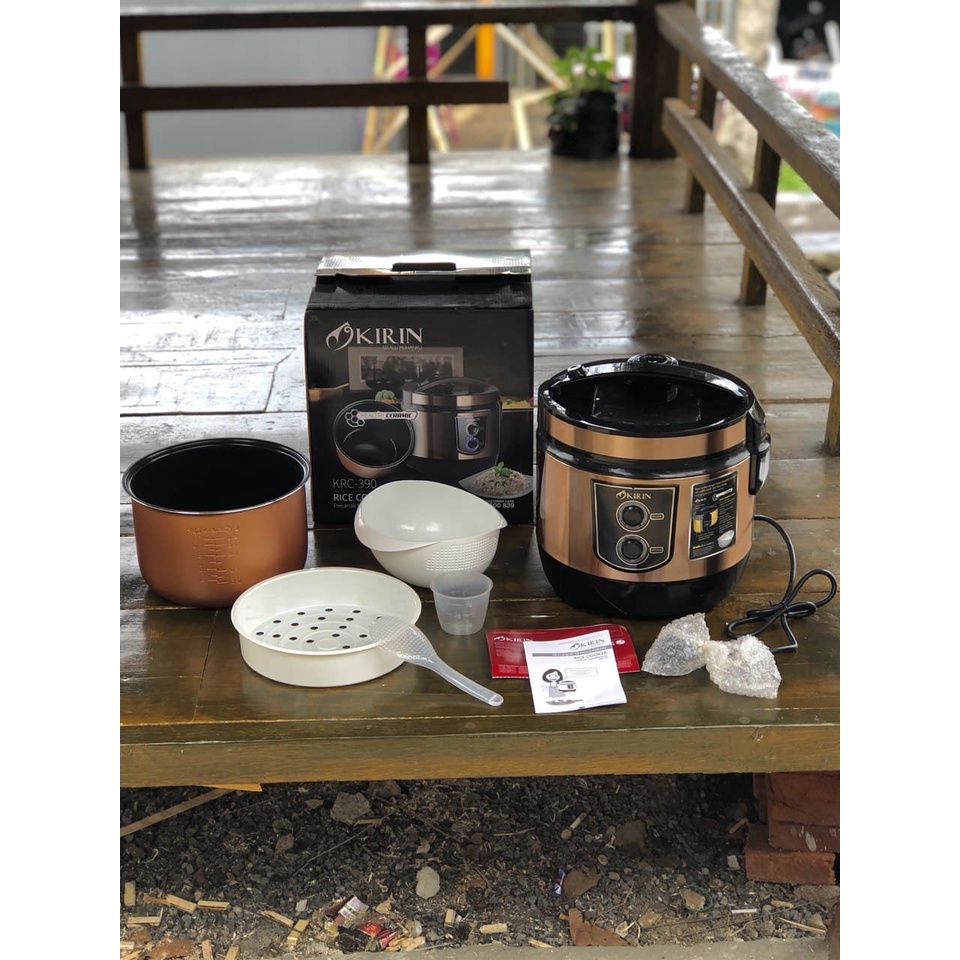 Jual Kirin KRC-390 Ceramic Rice Cooker 2 Liter | Shopee Indonesia