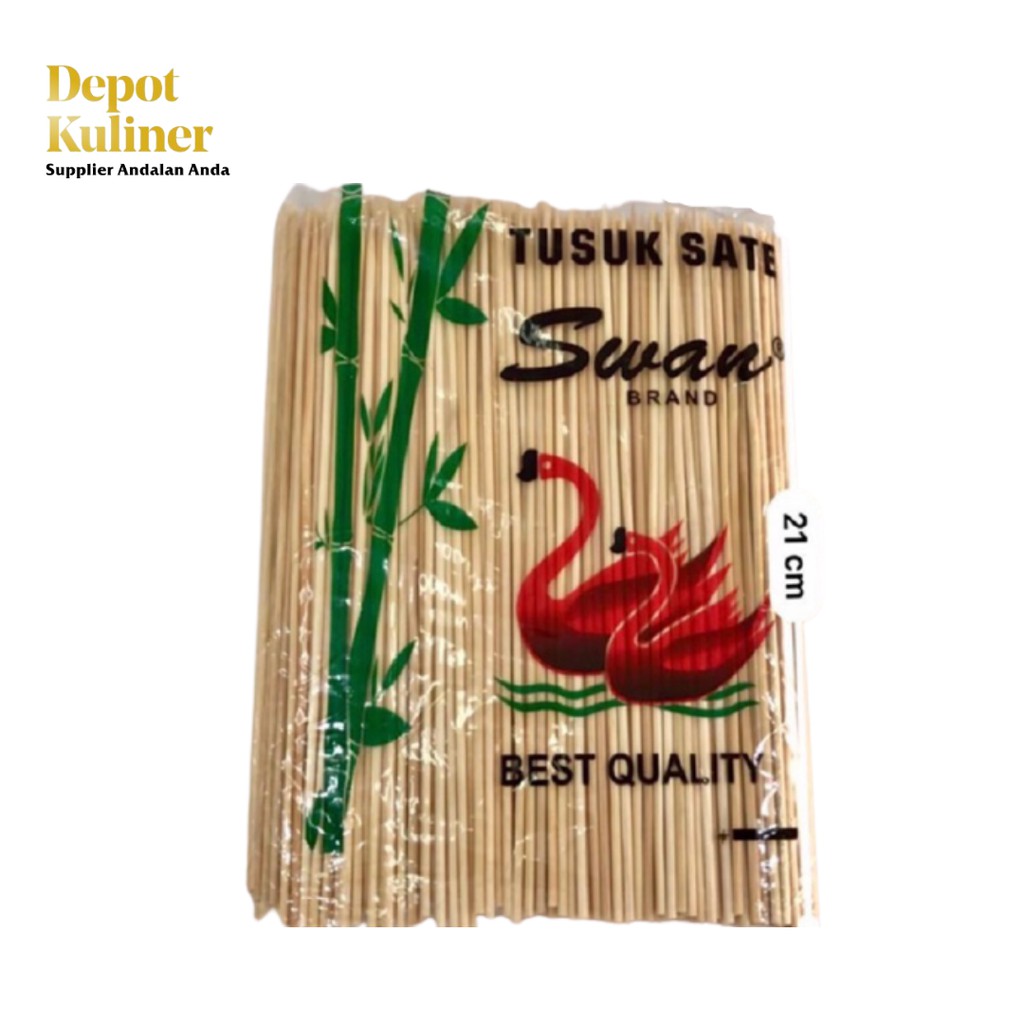 Jual Tusuk Sate Panjang Brand Swan 500GR | Shopee Indonesia