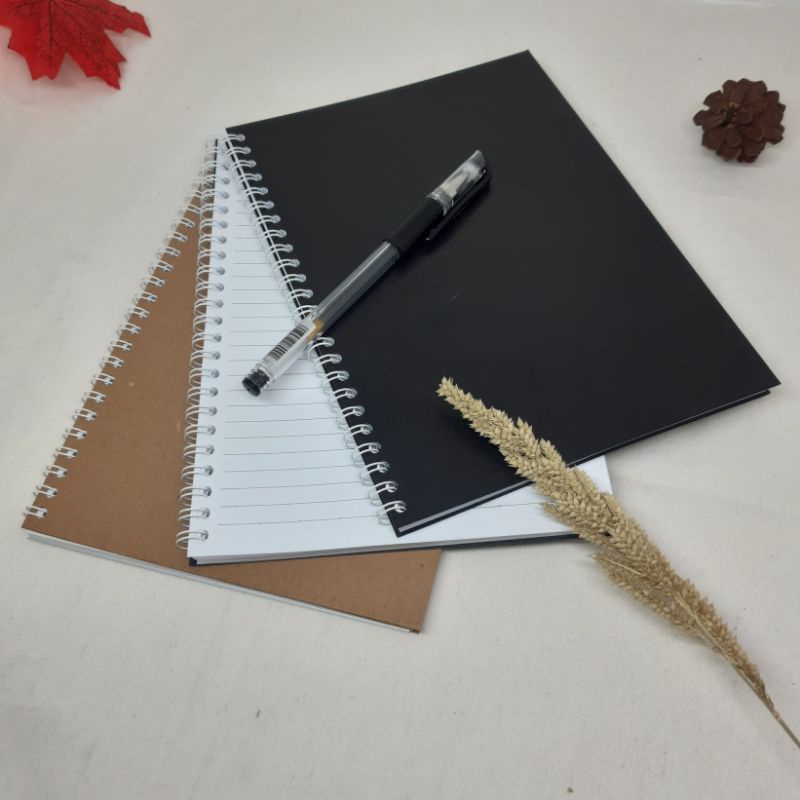 Jual Notebook Jurnal Hvs A5 Garis/Line Kotak/Grid Titik/Dotted Polos ...