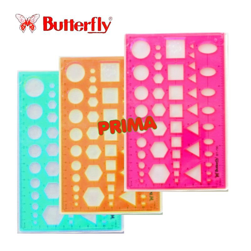 Jual PENGGARIS BENTUK / PENGGARIS TEMPLATE / PENGGARIS BUTTERFLY BT-790 ...