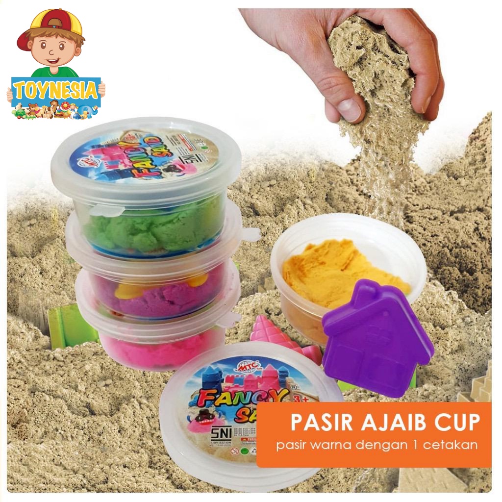Jual Mainan Pasir Ajaib + Cetakan / Mainan Pasir Sintetik / Magic Sand ...