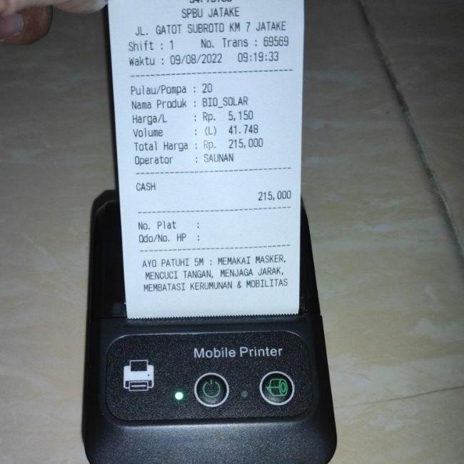 Struk Bensin Pertamina - Homecare24