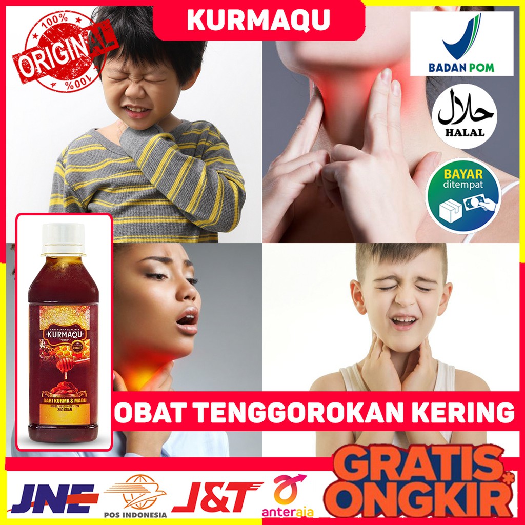 Jual Obat Tenggorokan Kering & Gatal, Radang Tenggorokan, Sakit Tenggorokan - Kurmaqu di Solo ...