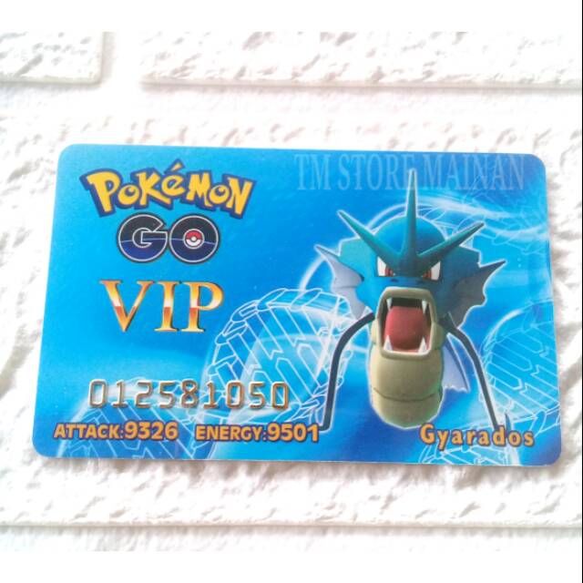 Jual Kartu Koleksi Pokemon Gyarados Langka ID CARD VIP PVC RARE GOLD ...
